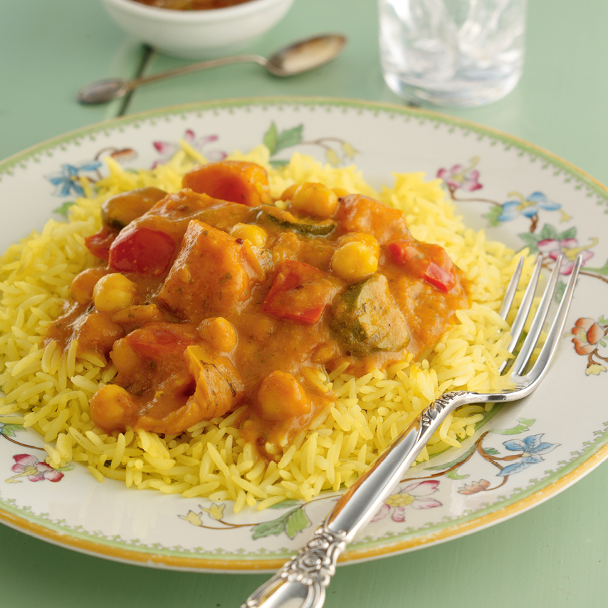 Vegetable Curry & Rice – Topfire